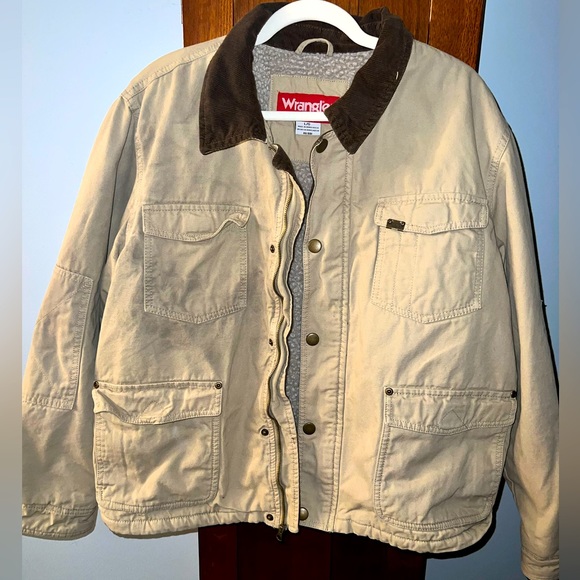 Wrangler | Jackets & Coats | Vintage Wrangler Mens Field Sherpa Lined ...
